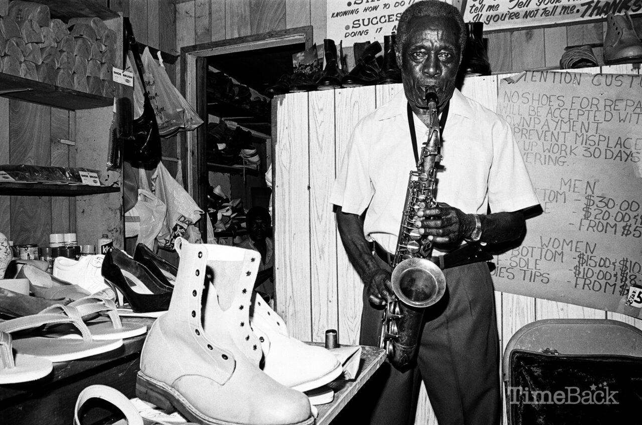 Mr. Howell and his saxophone | TimeBack